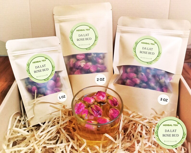 Naturally Dried Da Lat Pink Roses Bud Without Chemicals, Detoxifying ...