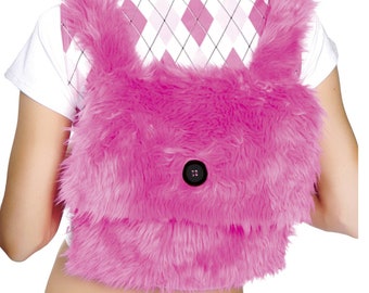 Furry Backpack Girls - Etsy