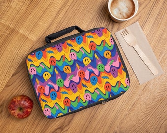 Smiley Face Lunch Bag - Etsy