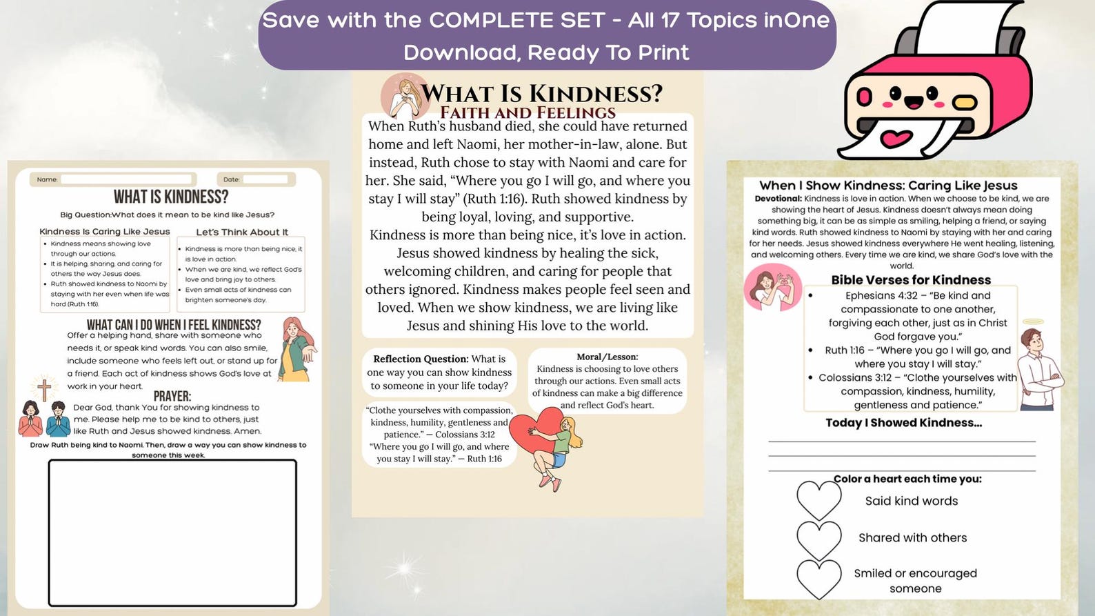 Complete Christian Social Emotional Learning Bundle Faith and Feelings ...