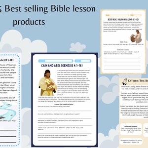 Mega Bible Lesson Bundle 79 Pages Bible Stories for Kids Printable ...