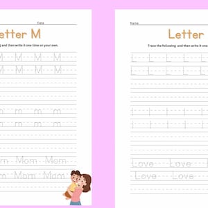 ABC Tracing Practice for Kids Educational Worksheets Fun Learning ...