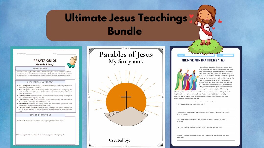 The Ultimate Jesus Teachings Bundle: Bible Stories, Parables, and ...