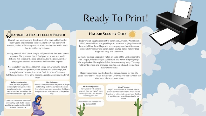 Mega Bible Lesson Bundle 79 Pages Bible Stories for Kids Printable ...