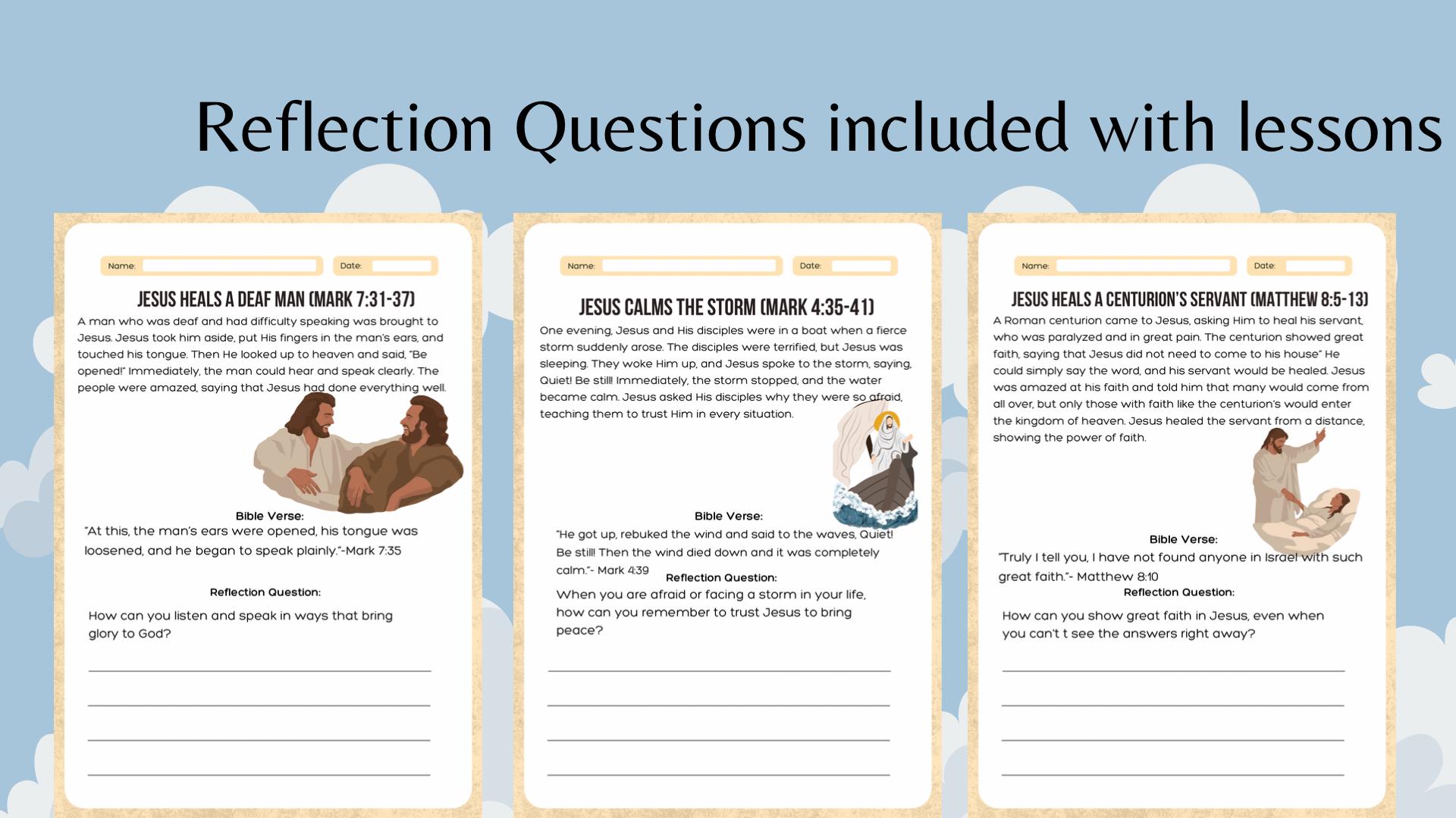 Mega Bible Lesson Bundle 79 Pages Bible Stories for Kids Printable ...