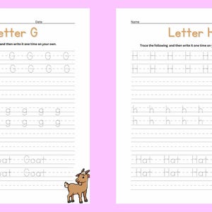 ABC Tracing Practice for Kids Educational Worksheets Fun Learning ...