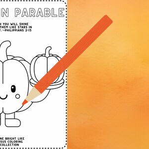 Pumpkin Parable Shine Bright Like Jesus Fall Bible Lesson Bundle Kids ...