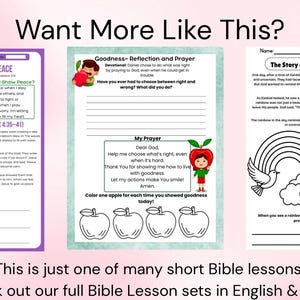 What is Prayer Bible Lesson for Kids Printable PDF Christian Activity ...