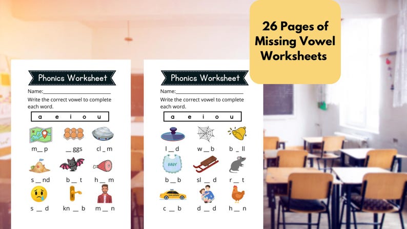 Spelling Worksheets for Pre-k to 1st Grade Kindergarten Learning Bundle ...