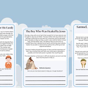 Mega Bible Lesson Bundle 79 Pages Bible Stories for Kids Printable ...