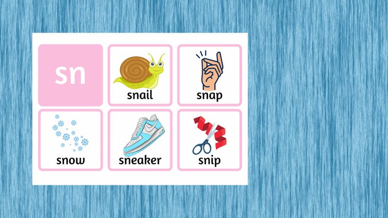 Digraph Flashcard Pack Phonics Practice Printable CH, SH, TH, Wh Cards ...