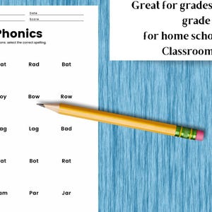 Spelling Worksheets for Pre-k to 1st Grade | Fun Learning and Easy ...