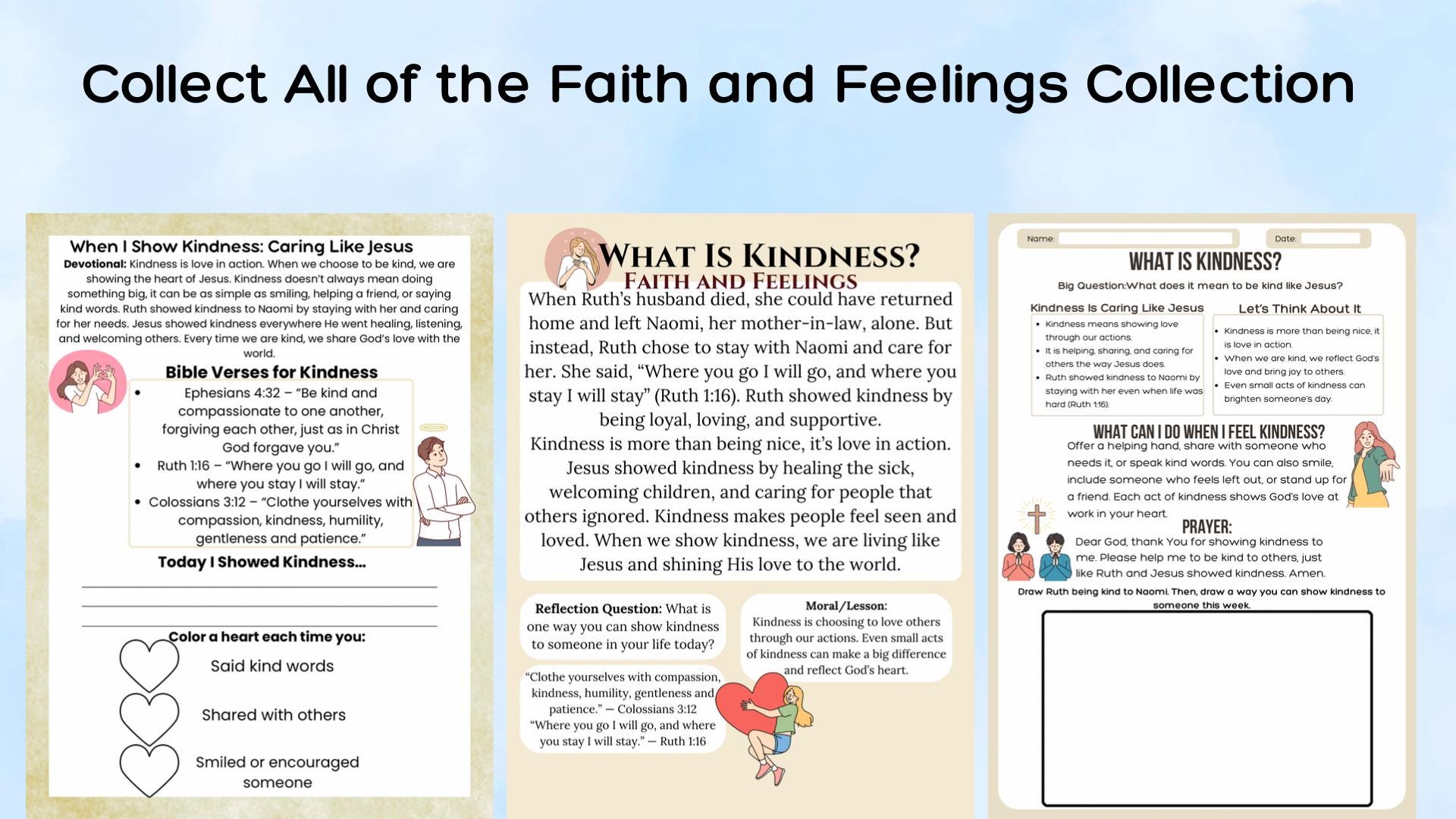 What is Baptism Bible Lesson for Kids Christian Activities Mini Bundle ...