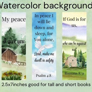 Faith-based Bible Verse Bookmarks - 32 Scriptures for Strength and ...