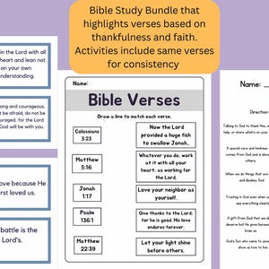 Bible Verse Flashcards and Prayer Worksheets – Christian Learning Set ...