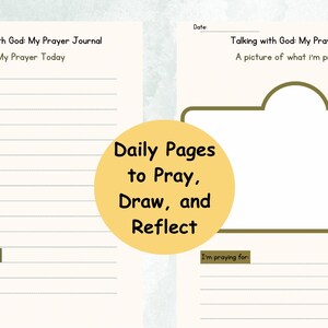 Kids Prayer Journal Printable – Bible-based Prayer Pages for Children ...