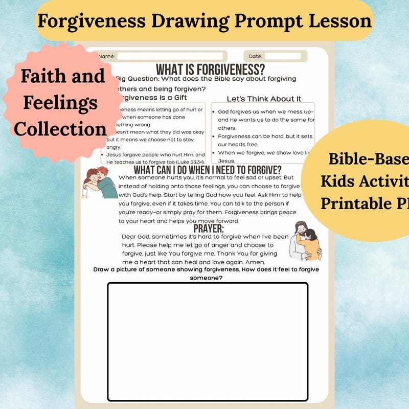 Kids Forgiveness Crafts - Etsy