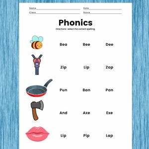 Spelling Worksheets for Pre-k to 1st Grade | Fun Learning and Easy ...