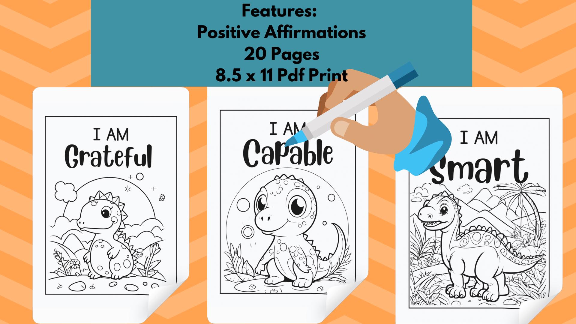 Dinosaur Coloring Pages for Kids Printable Dino Coloring Sheets Fun ...