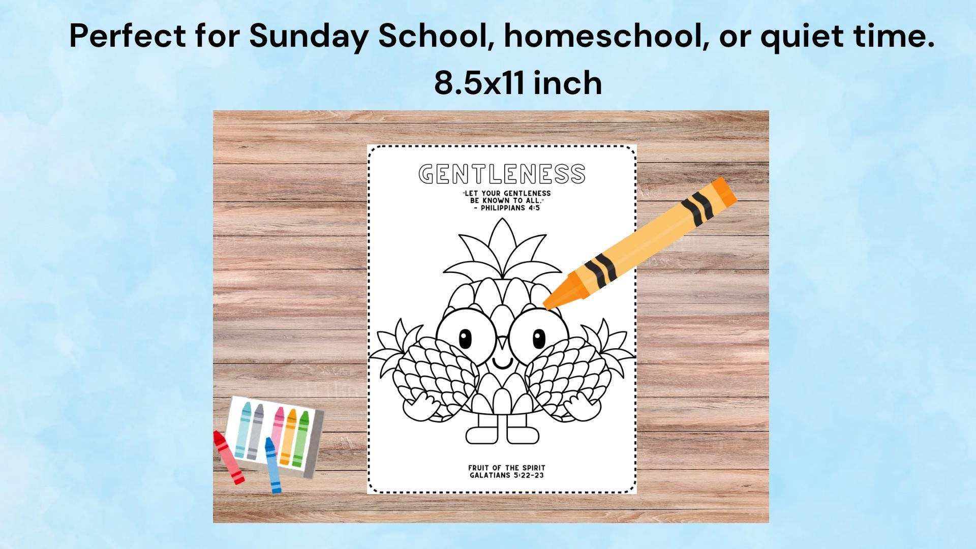 Fruit of the Spirit Coloring Pages for Kids Bible Verse Coloring Sheets ...