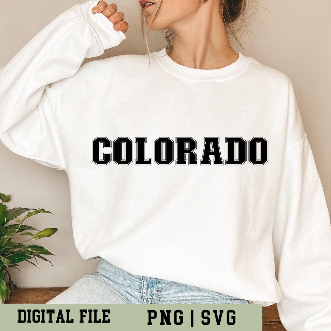 Colorado SVG, Colorado State PNG, Collegiate Varsity Design, Single ...
