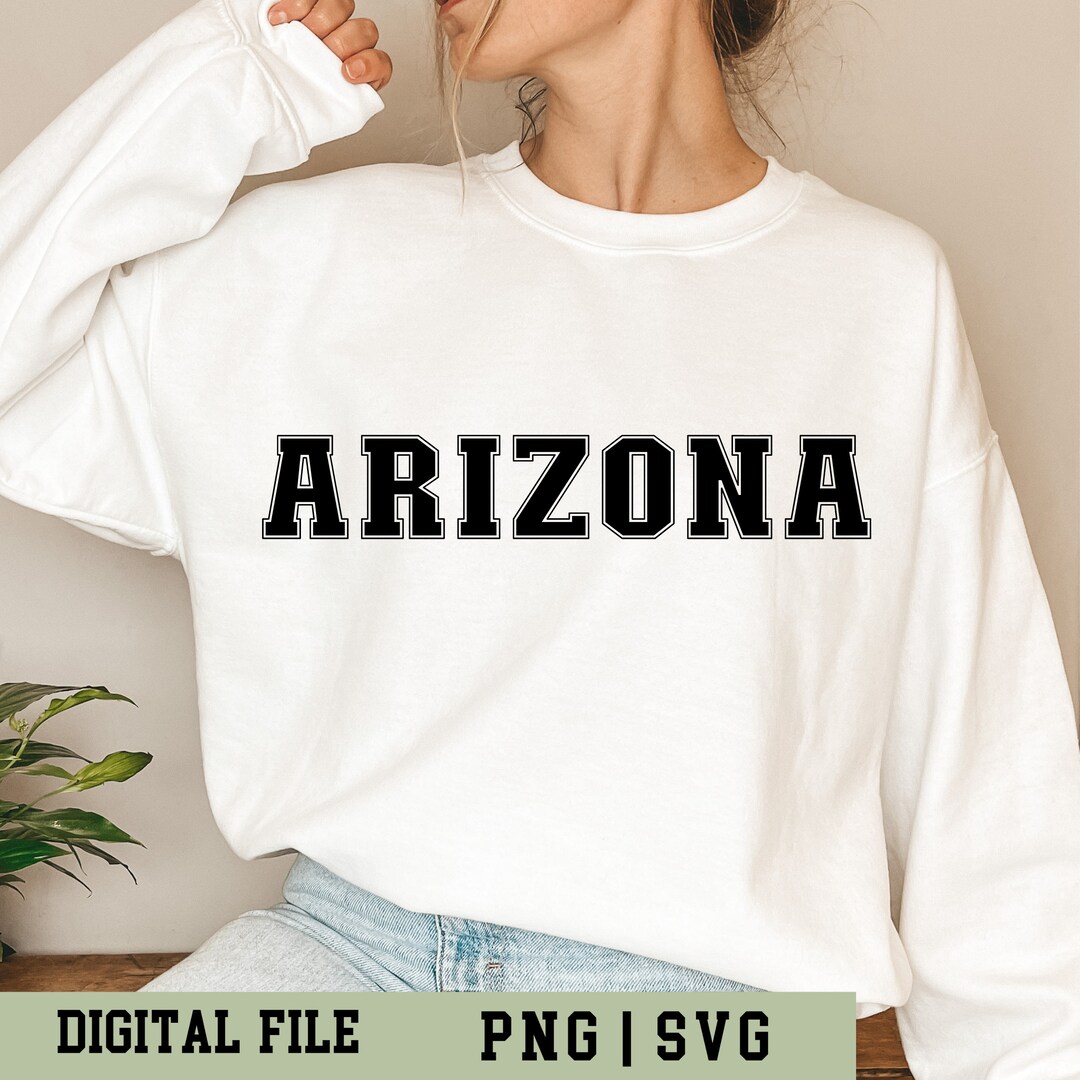 Collegiate Arizona SVG, Arizona State PNG, Cut Print File - Etsy