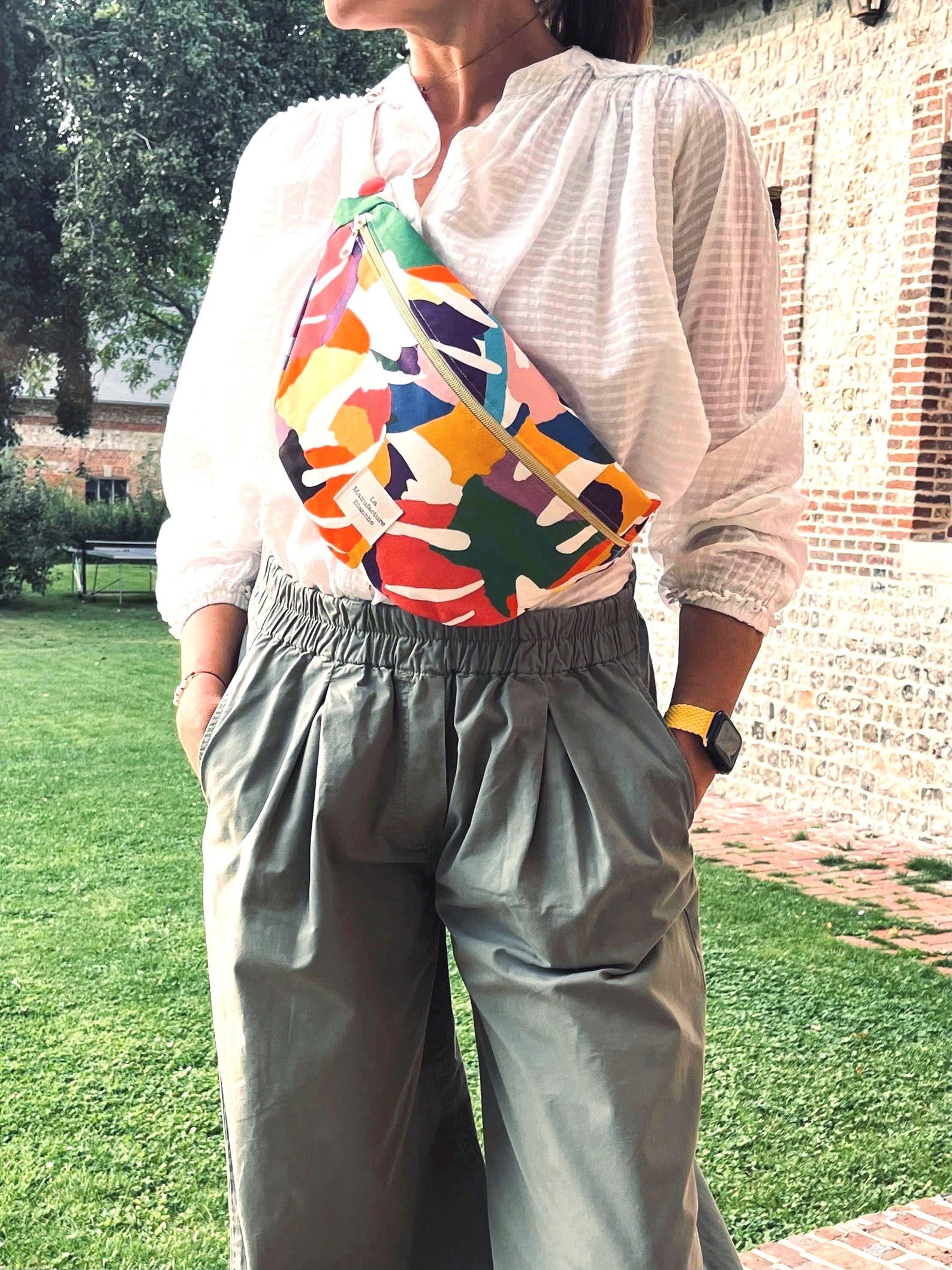 Large Colorful Fanny Pack, Bum Bag , Waist Bag - Etsy