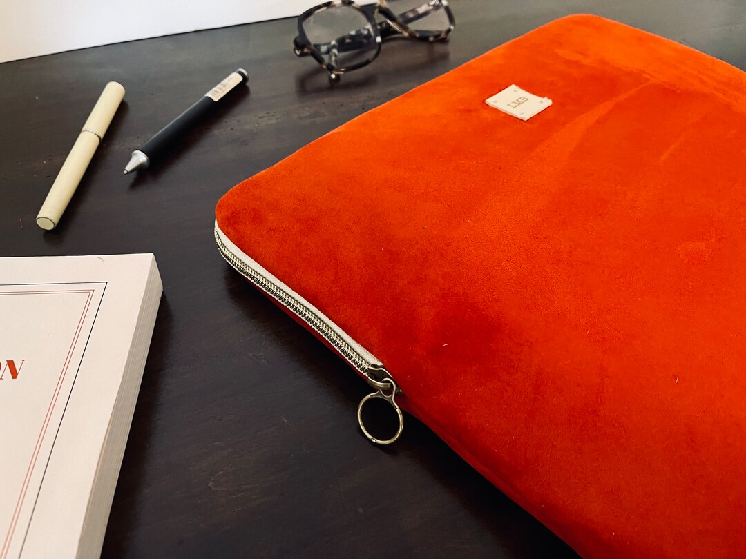 13-inch Leather Computer Case. Easy Insertion - Etsy