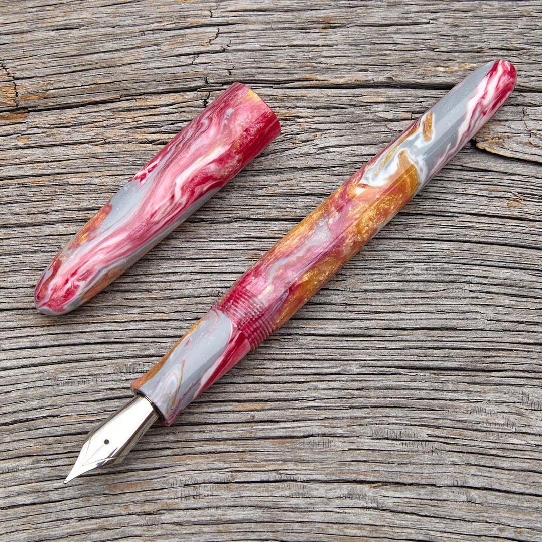 Custom Fountain Pen Turnt Pen Co paris in Bloom - Etsy