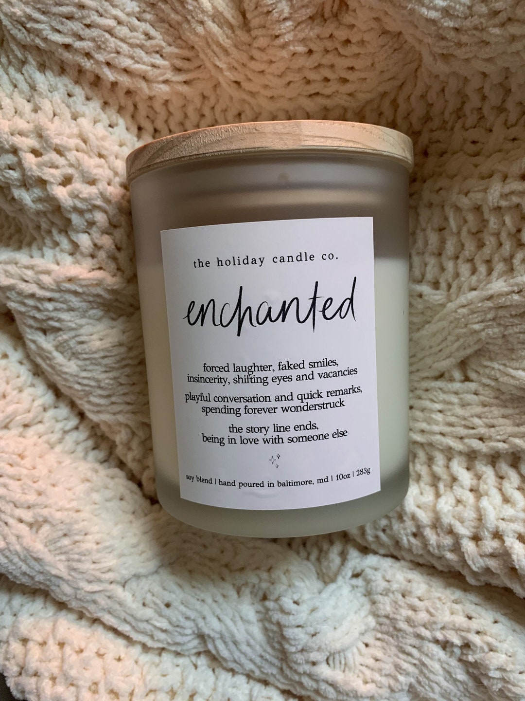 Enchanted love Spell 10 Oz. Double Wick Soy Candle Gift Merch ...