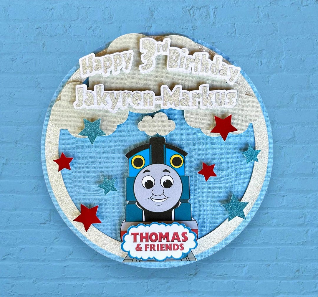 Thomas the Tank Engine Cake Topper - Etsy Australia