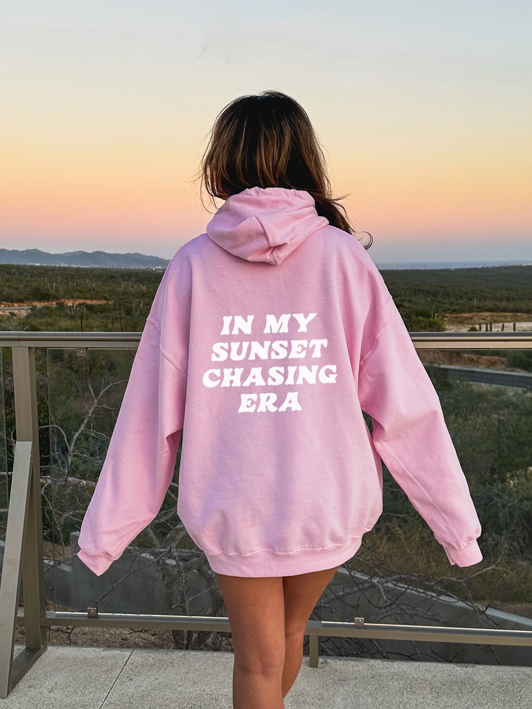 In My Sunset Chasing Era Hoodie, Trendy Aesthetics Positivity Clothes ...
