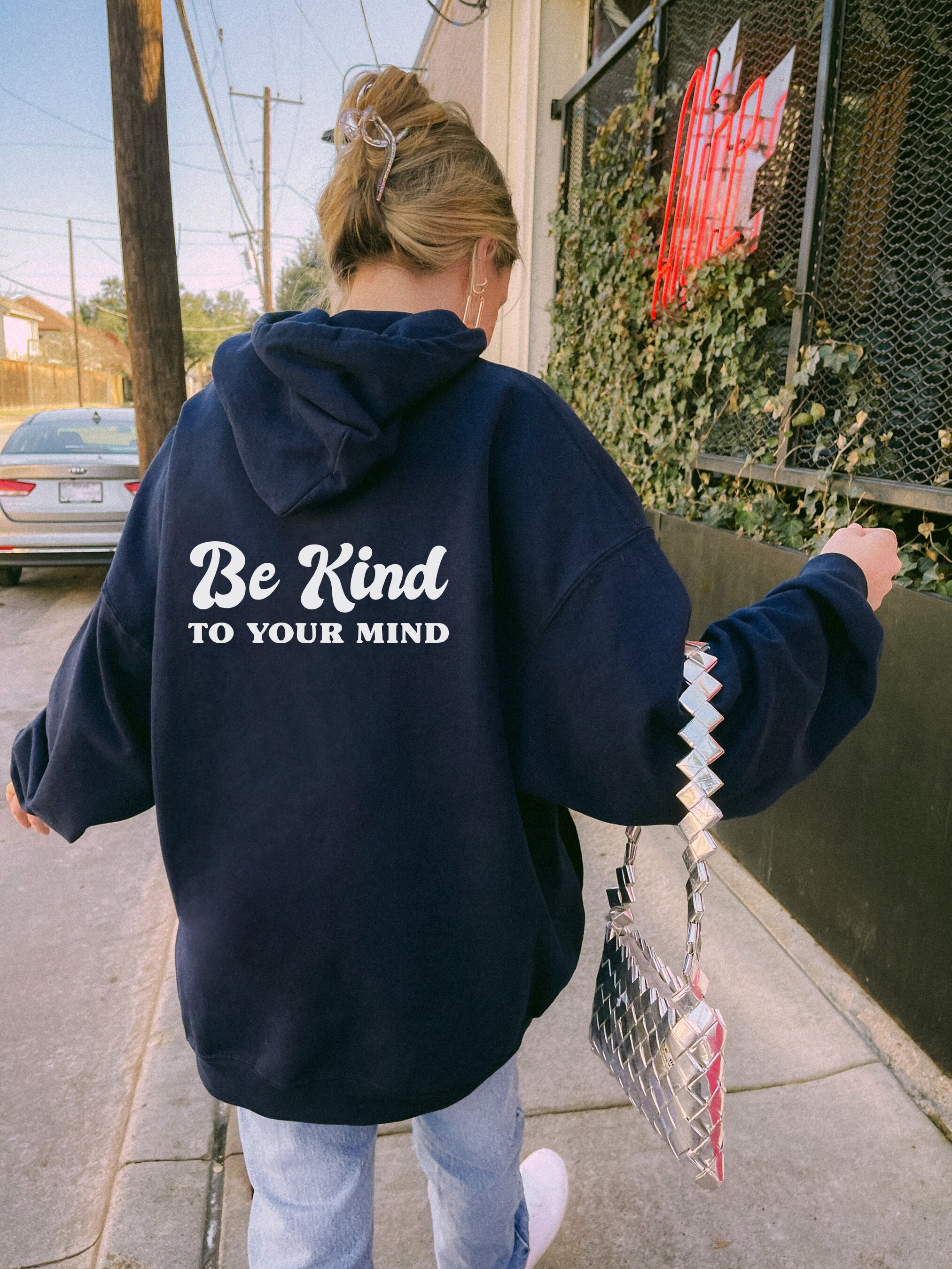 Be Kind to Your Mind Hoodie, Trendy Sweatshirt, Mental Health Sweater ...