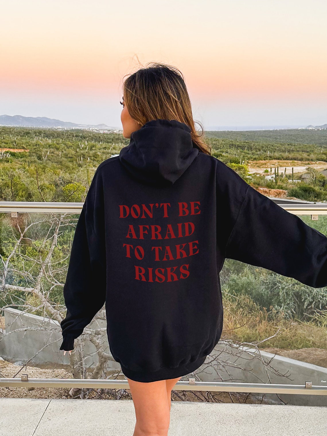 Don't Be Afraid to Take Risks Hoodie, Positive Affirmation Sweatshirt ...