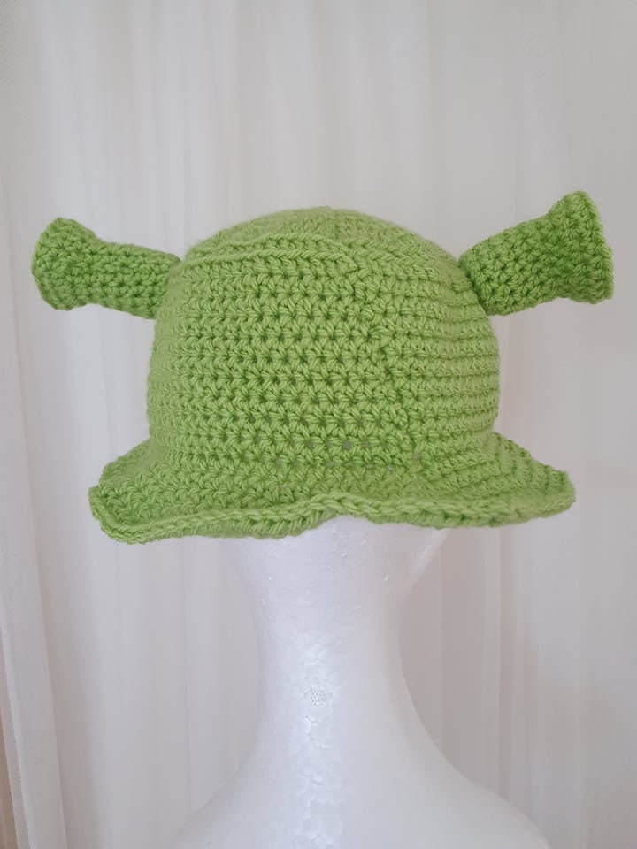 Crochet Shrek Bucket Hat Digital Pattern - Etsy