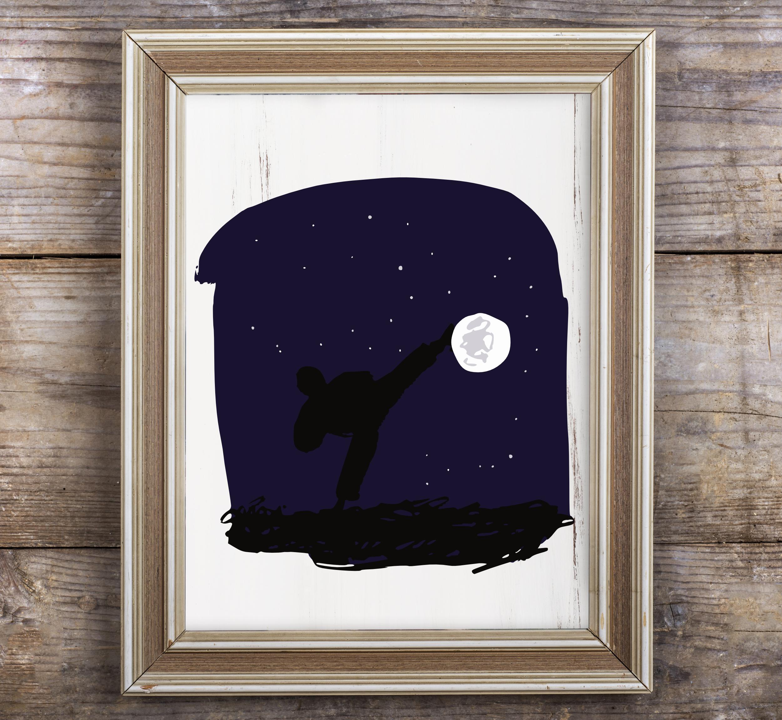 TAEKWONDO Kick the Moon Martial Arts Svg Eps Png Vector - Etsy