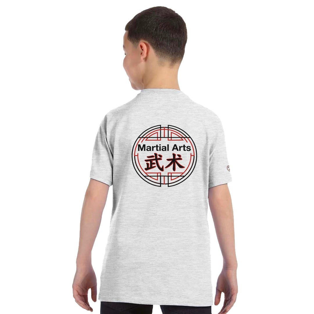 Martial Arts Kids T‑shirt 武术 Chinese Symbol Tee Gildan 5000B Classic ...