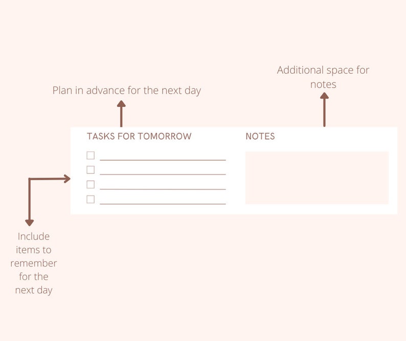Daily Productivity Planner - Etsy