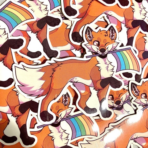 Pride Paw Stickers LGBT Furry Sticker - Etsy