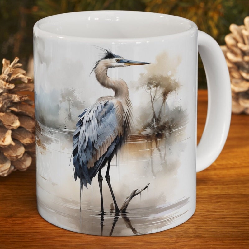 Blue Grey Pottery Mug - Etsy