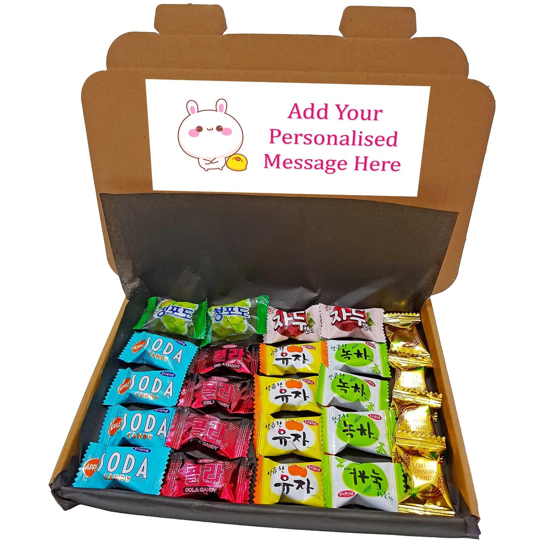 Korean Candy Gift Hamper: Halal & Vegetarian Sweet Treats - Etsy