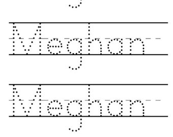 Unicorn Custom Name Tracing Sheet Handwriting Practice Personalized ...