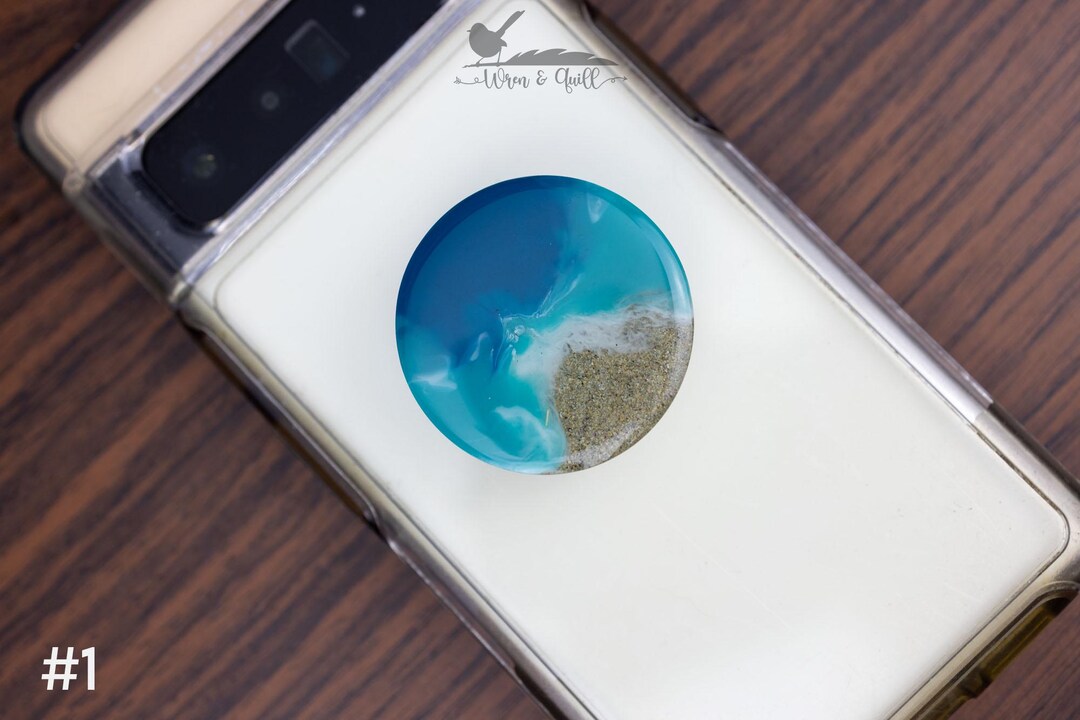 Ocean Themed Phone Grip | Popsocket | Smartphone Accessory | Gift - Etsy