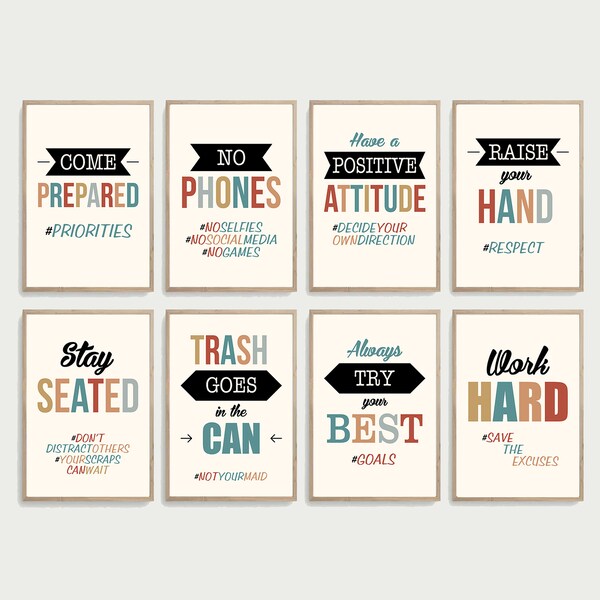 Classroom Rules - Etsy