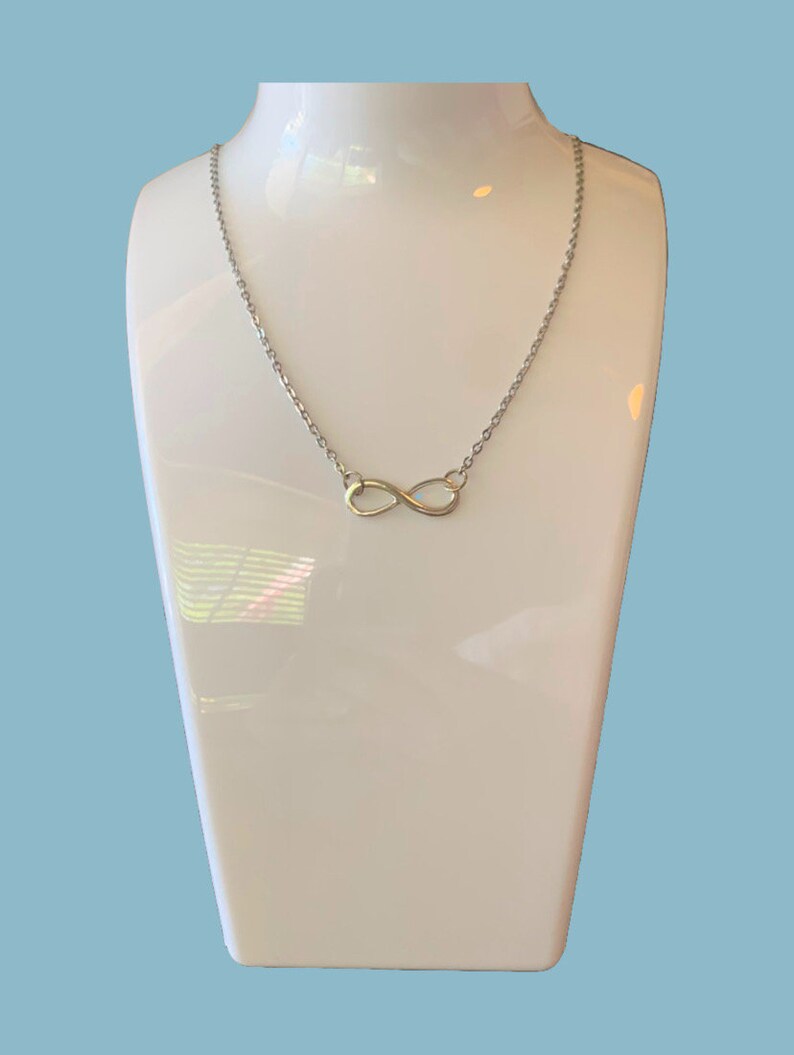 Silver Infinity Necklace TSITP trending Summer 2024 - Etsy