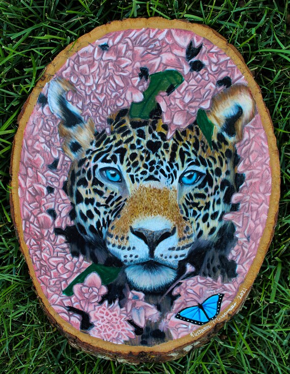 Leopard Color Pencil Drawing - Etsy