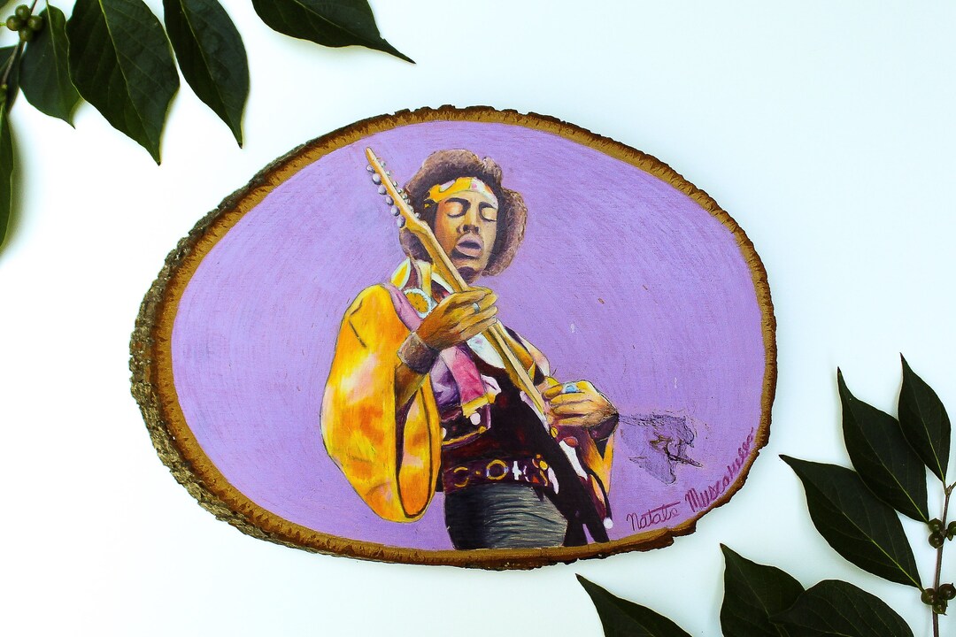 Jimi Hendrix Color Pencil Drawing Handmade Original Art - Etsy
