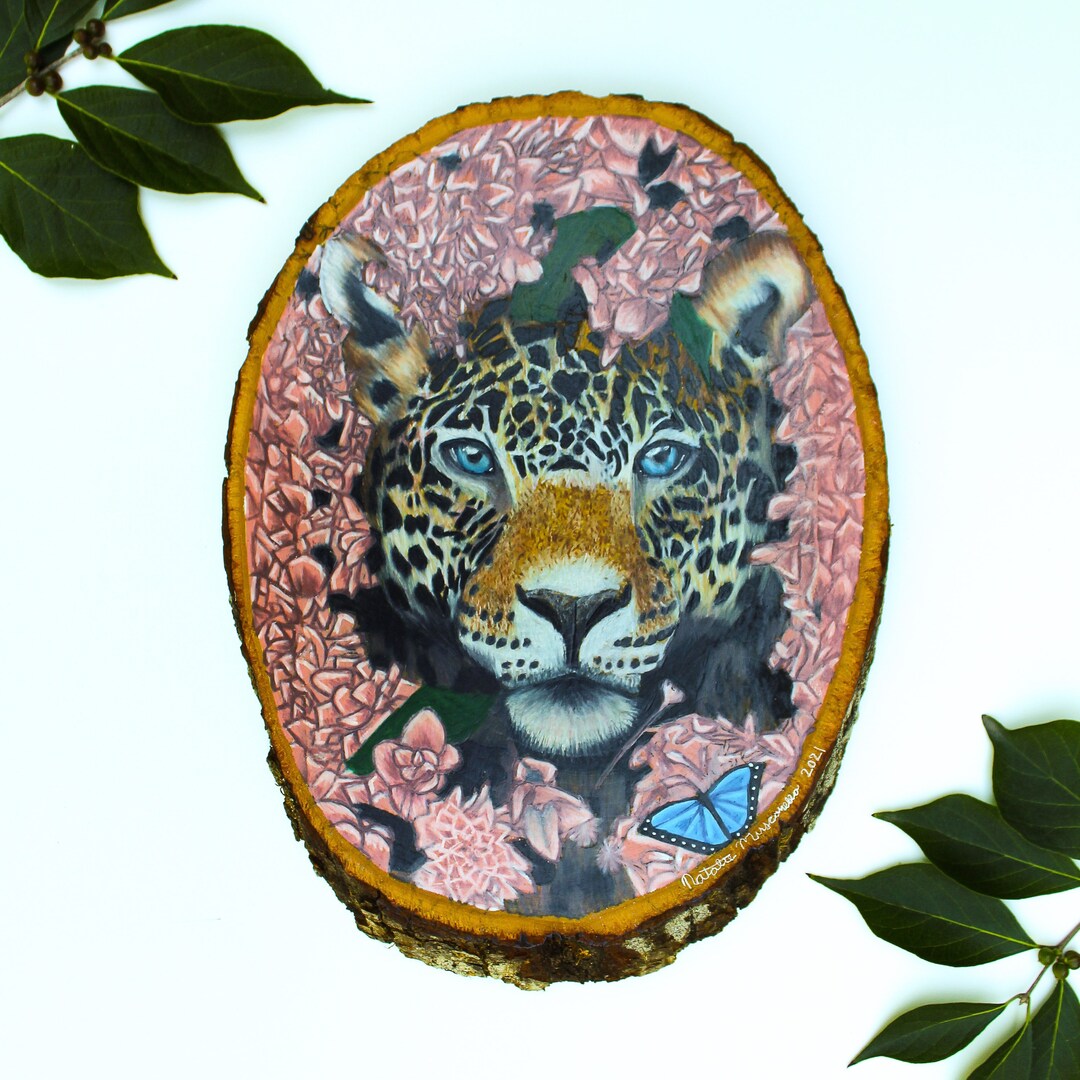 Leopard Color Pencil Drawing - Etsy