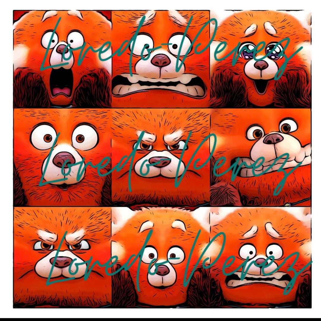 Turning Red Png - Etsy