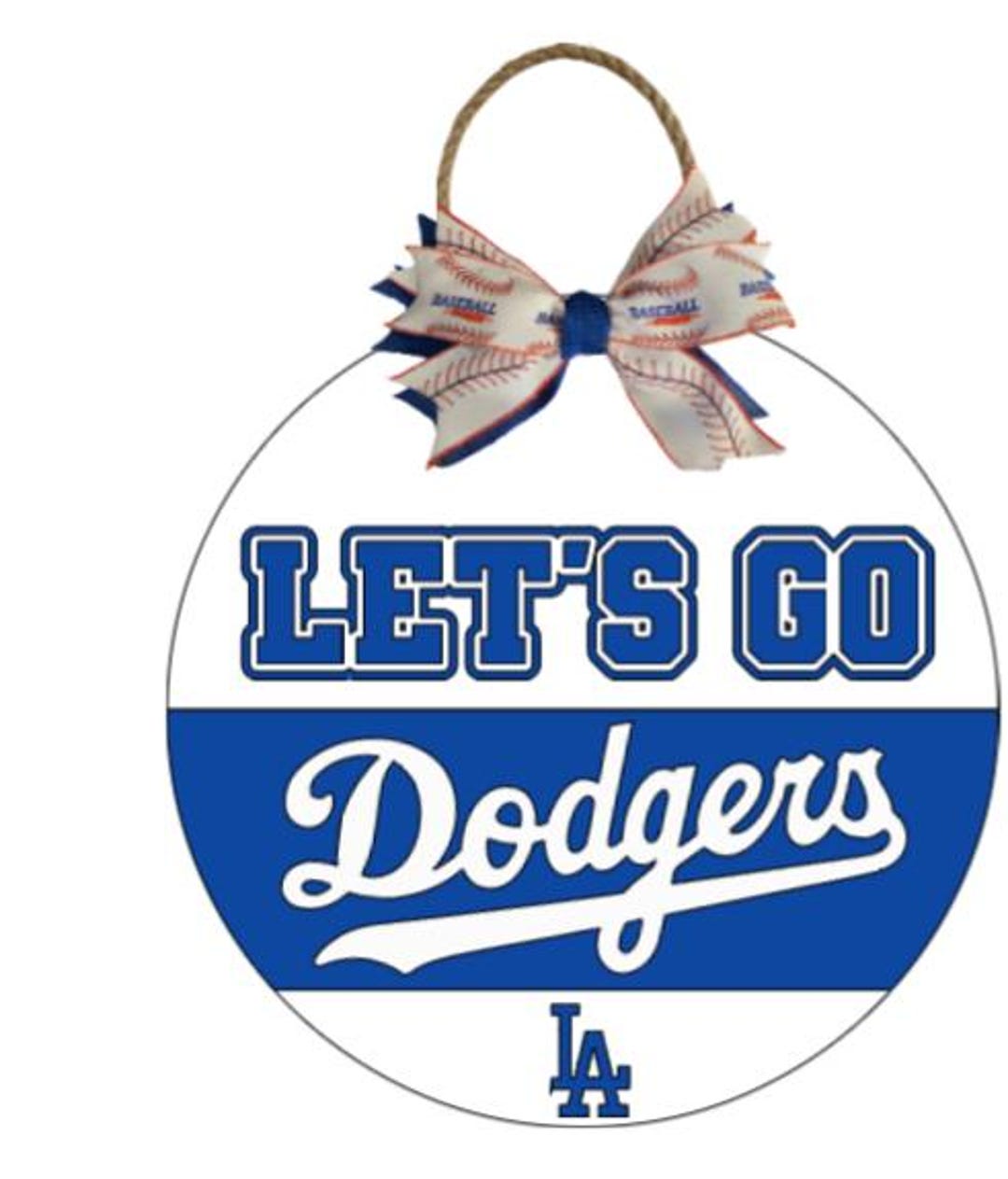 LA (los Angeles) Dodgers Door Hanger / Home Decor Sign - Etsy